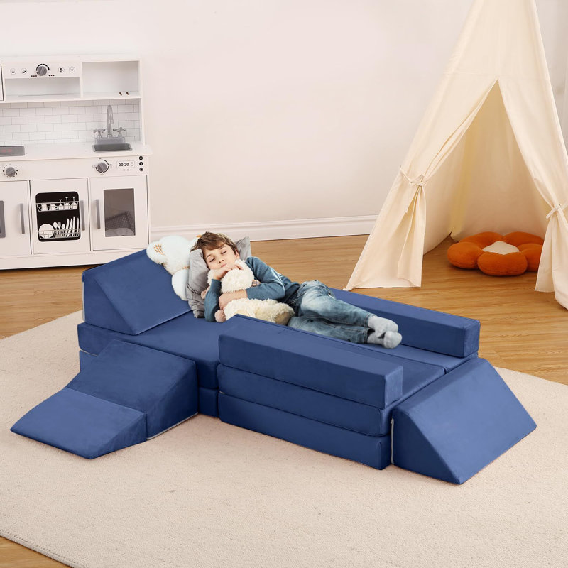 Isabelle Max Nugget Couch 12Pcs Kids Couch For Playroom Wayfair Canada